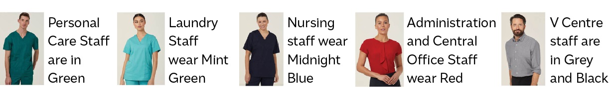 Our New Outfits and New Colours - Vasey RSL Care