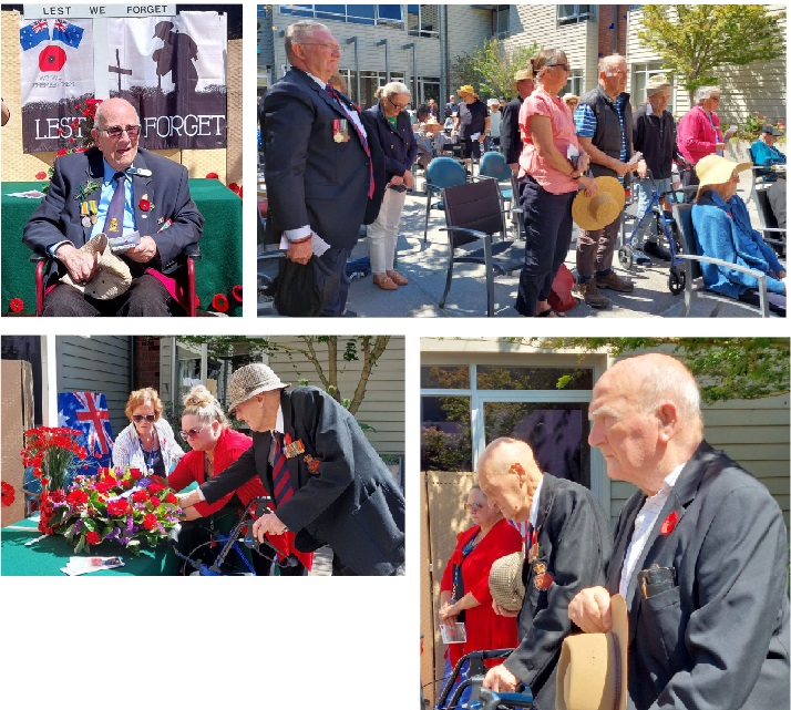 We will remember them. Remembrance Day 2024 - Vasey RSL Care
