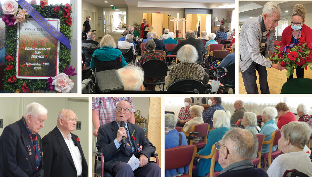 Remembrance Day at Vasey RSL Care · Vasey RSL Care